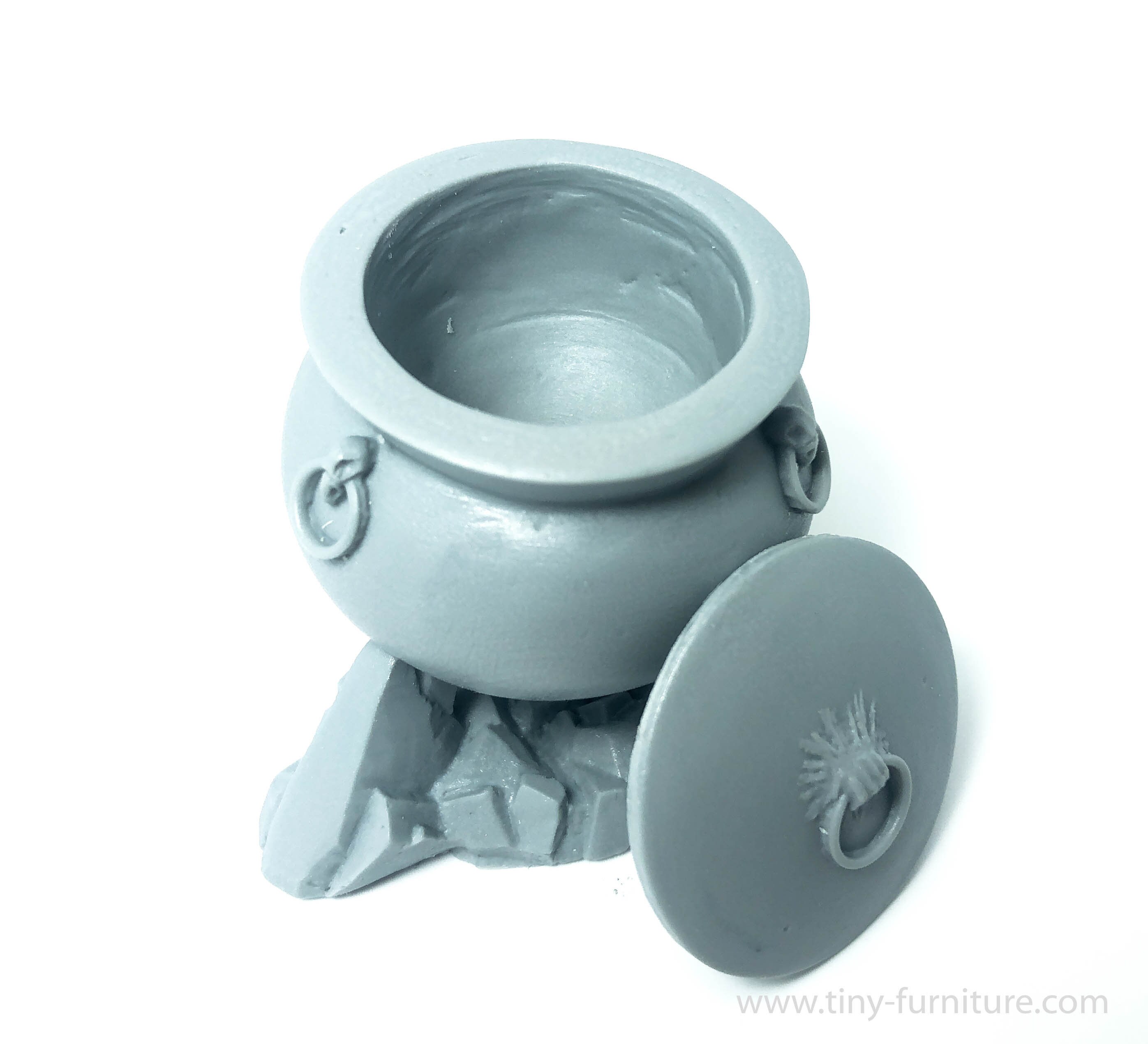 Dark Cauldron Miniature tabletop furniture dungeon decor | Etsy