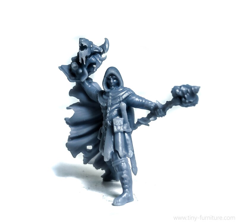 Necromancer 3D printed 28mm miniatures dungeons and | Etsy