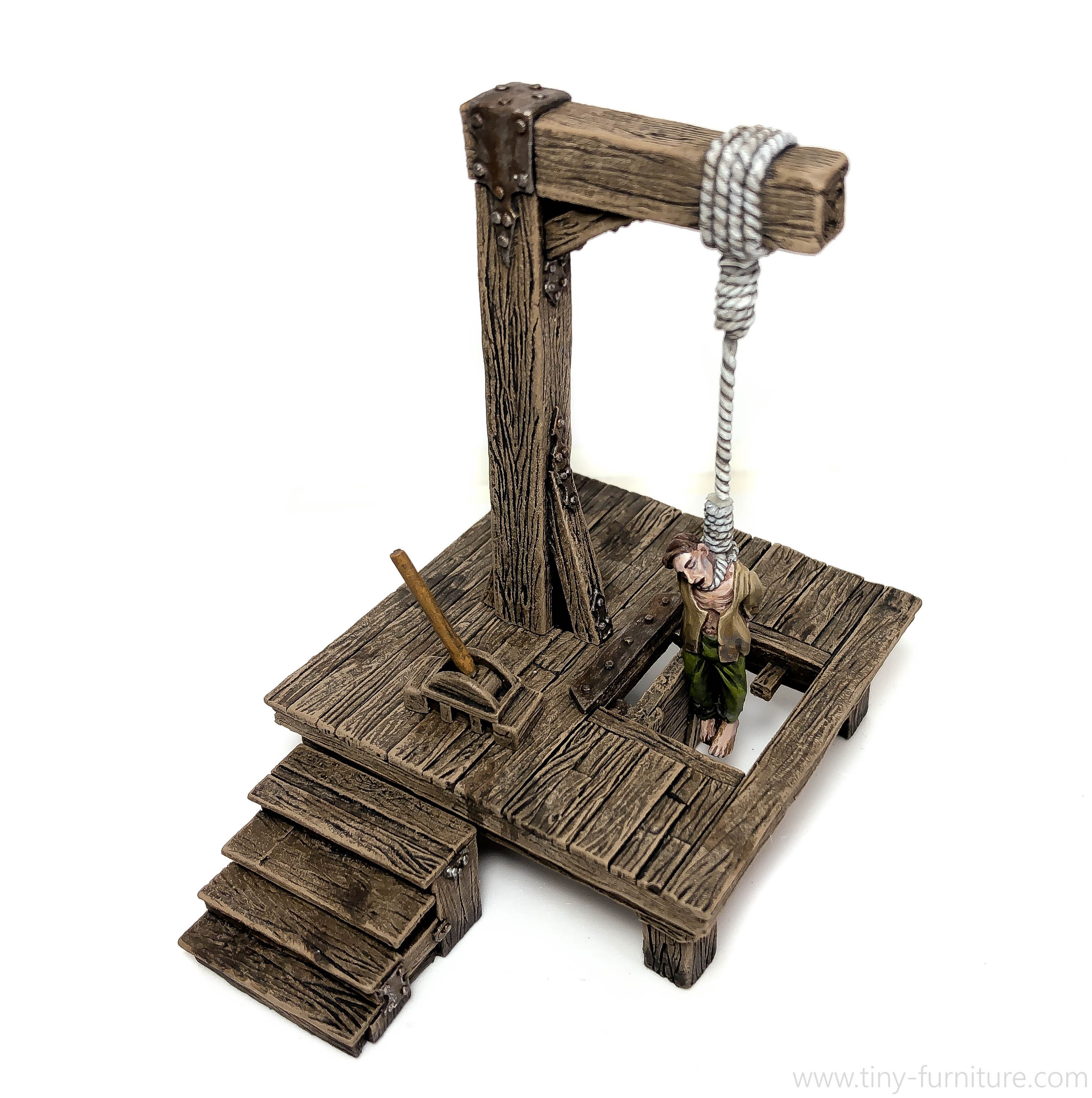 Gallows and Scaffold PAINTED Miniature Tabletop Furniture | Etsy