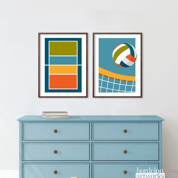 Volleyball Wall Art - Etsy