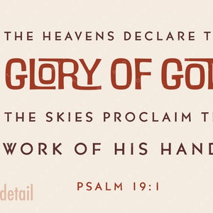 Psalms Art, Scripture Wall Art for Kids and Adults, Boho Christian ...