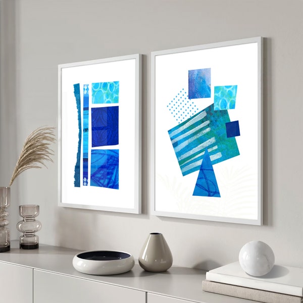 Cobalt Blue Art - Etsy