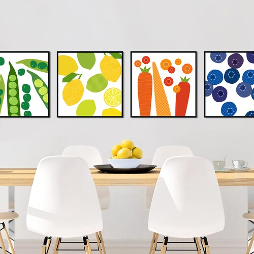 Orange Slice Print Fruit Printable Kitchen Wall Art Digital - Etsy