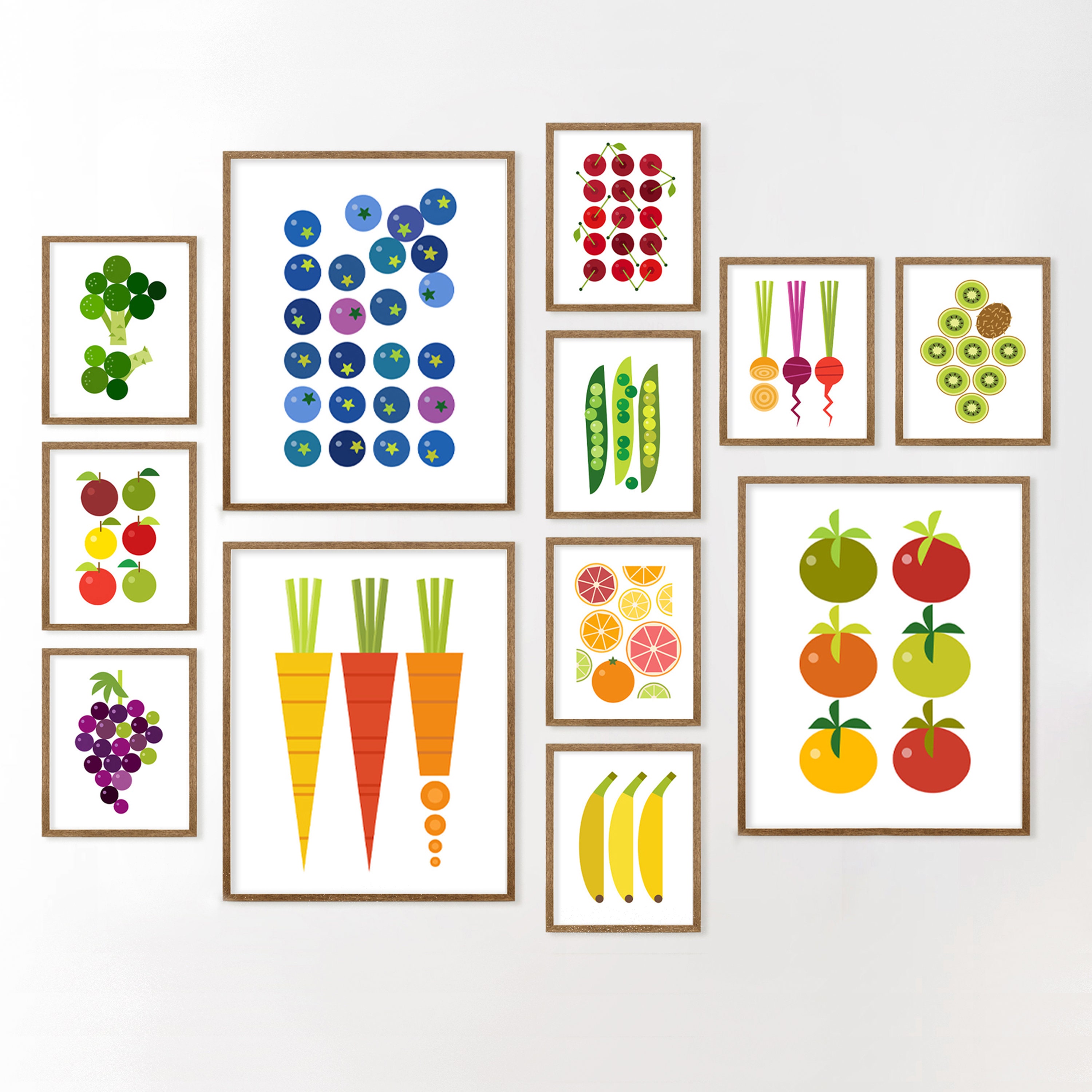 Vegetable Paintings For Kids