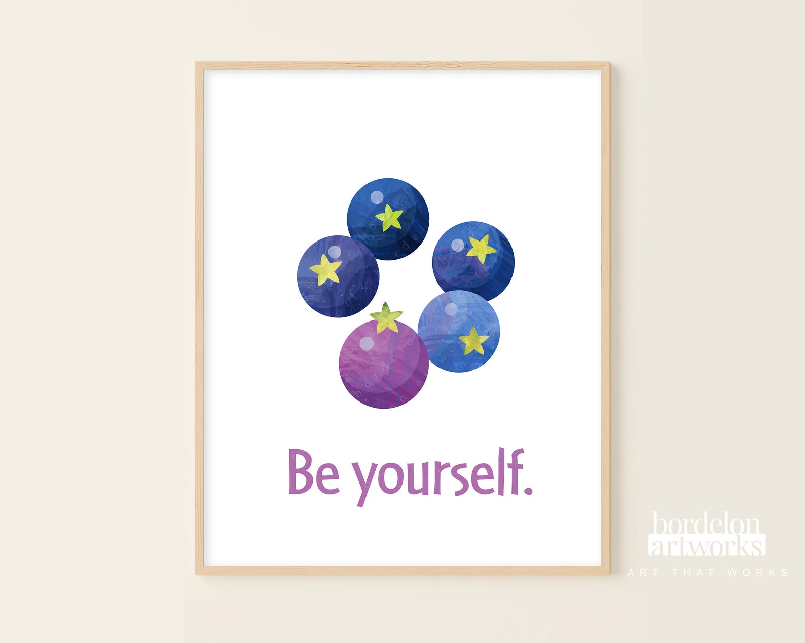 Positive Affirmation Wall Art Fruit Nursery Prints Kids Room - Etsy