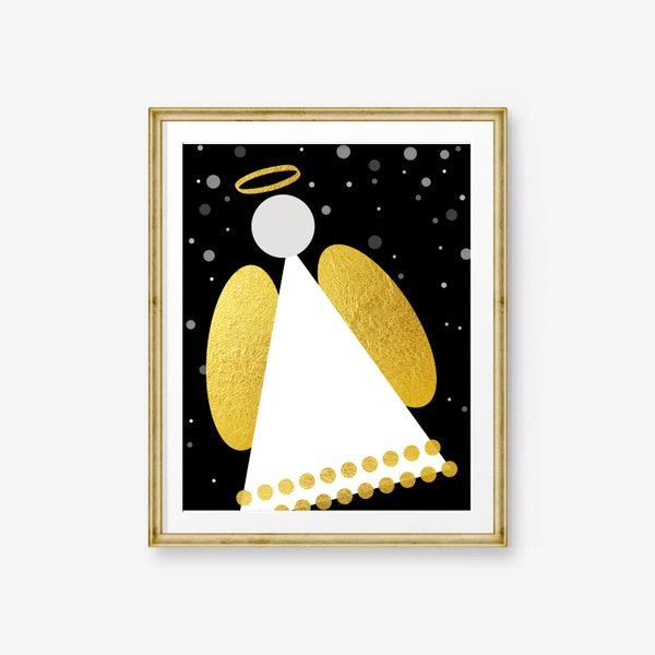 Abstract Angel Art - Etsy