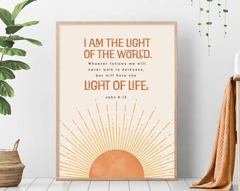 I Am Light of World - Etsy