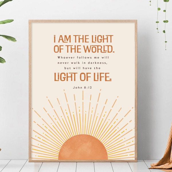 I Am Light of World - Etsy