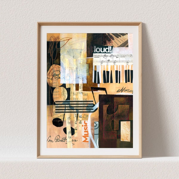 Abstract Music Art - Etsy