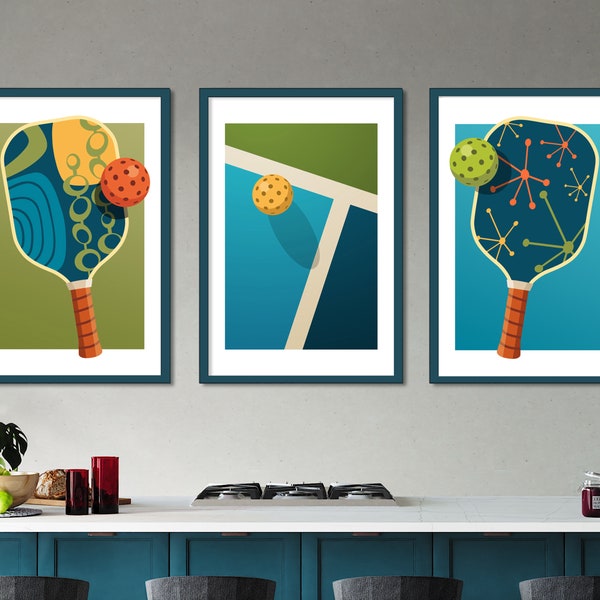 Pickleball Wall Art - Etsy