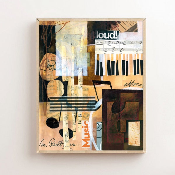 Abstract Music Art - Etsy