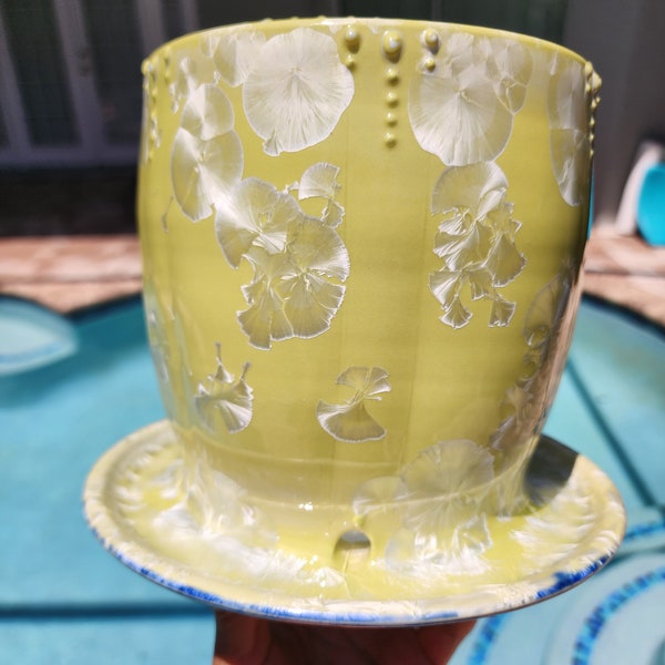 Chartreuse Planter - Etsy