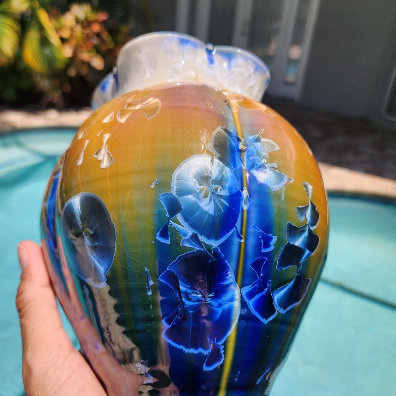 Crystalline Pottery - Etsy