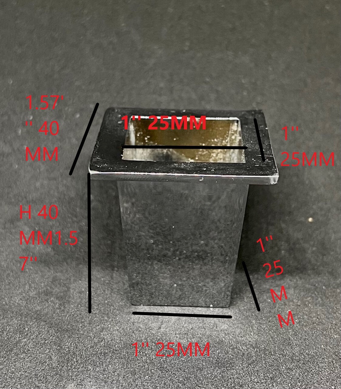 4 PCS 1 SET Zinc Diecasted Leg Cap, Feet Cover,table Leg Extenders ...