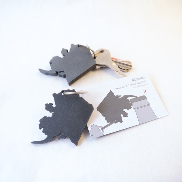 Alaska Keychain - Etsy
