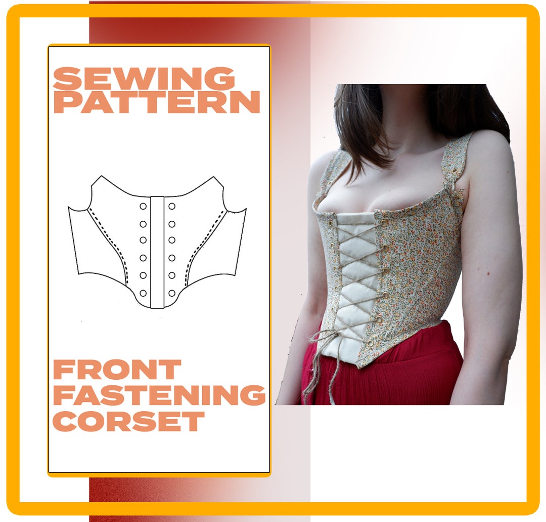 Trendy Front Fastening Corset Top Bustier Sizes 4-24 UK, US 1- 20 ...