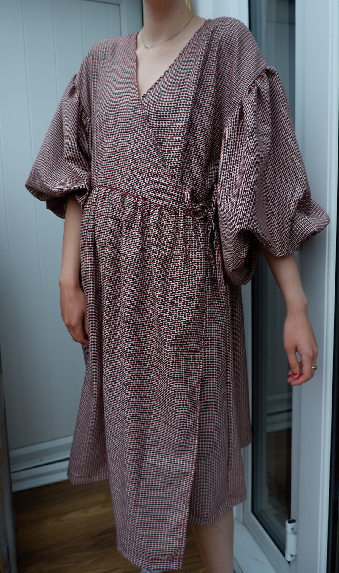Oversized Wrap Dress Sewing Pattern Sizes 6 - 24 UK / Europe 32-50/ US ...