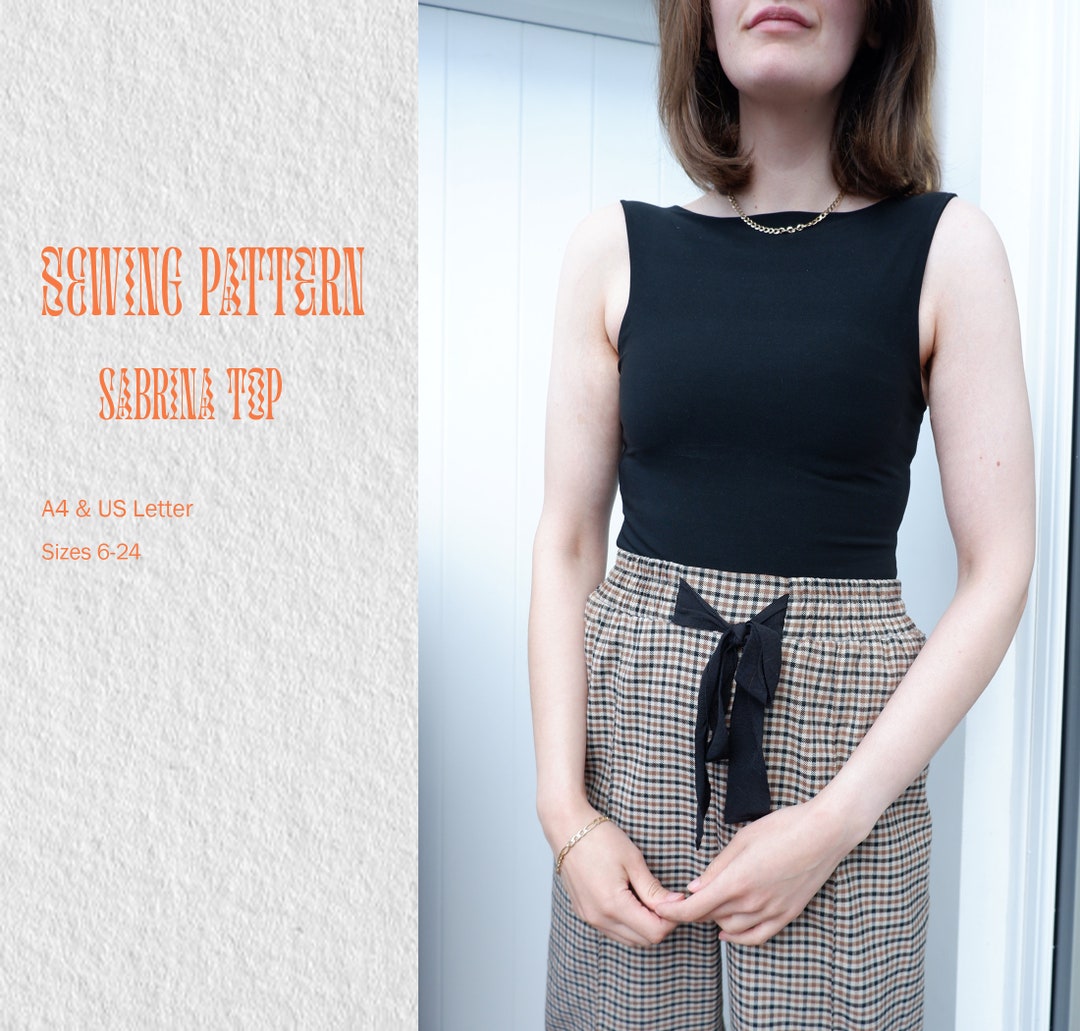 Sabrina High Neck Top Sizes 6-24 UK / Europe 32-50/ US Sizes 2- 20 ...