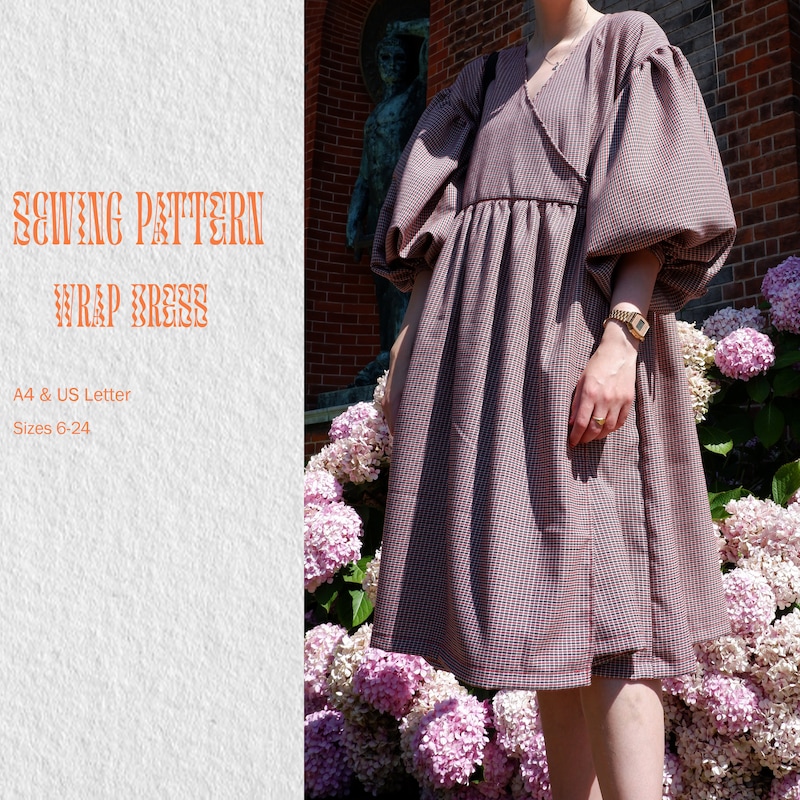 Wrap Dress Sewing Pattern - Etsy