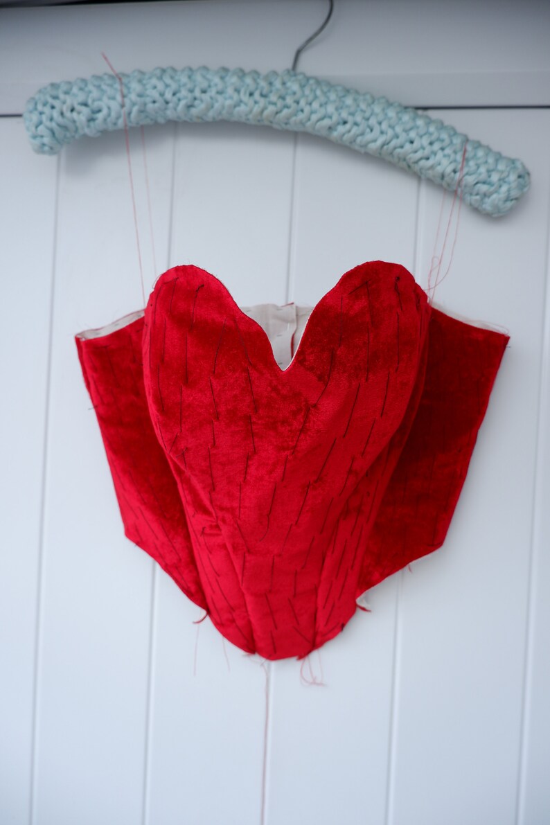 Valentines Heart Corset Top Bustier Sizes 6-24 UK / Europe 32-50/ US ...