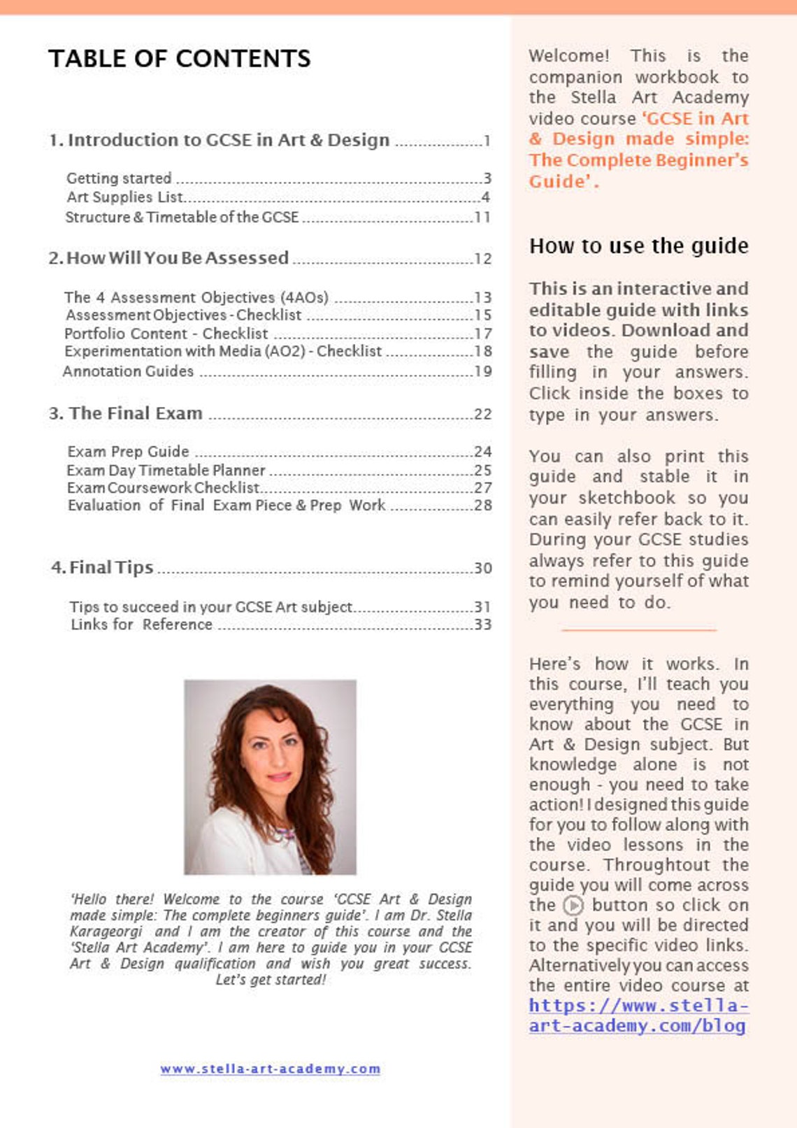 GCSE Art & Design - All in One Student Guide Book - Etsy