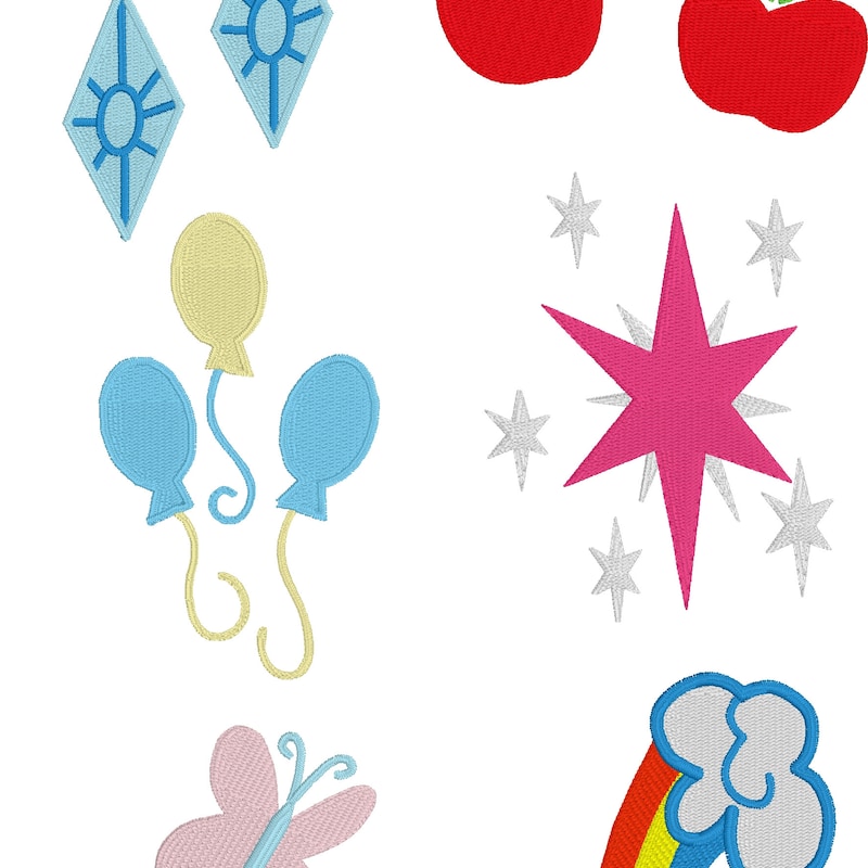 Rainbow Dash Cutie Marks - Etsy