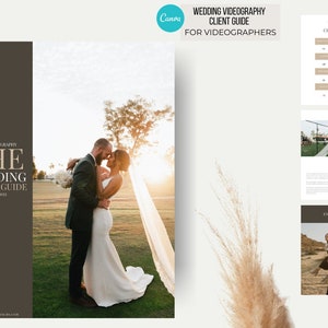 Wedding Videography Magazine Template for Videographers, Welcome ...