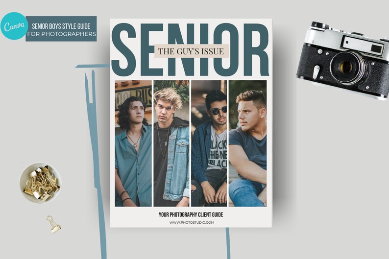 Senior Style Guide Photography Template, Senior Guide, Senior Magazine ...