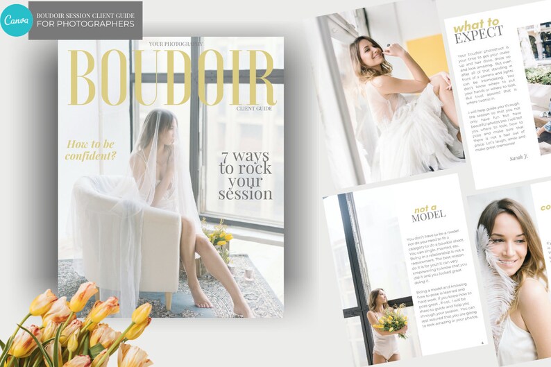 Boudoir Session Guide Photography Template Boudoir Guide | Etsy