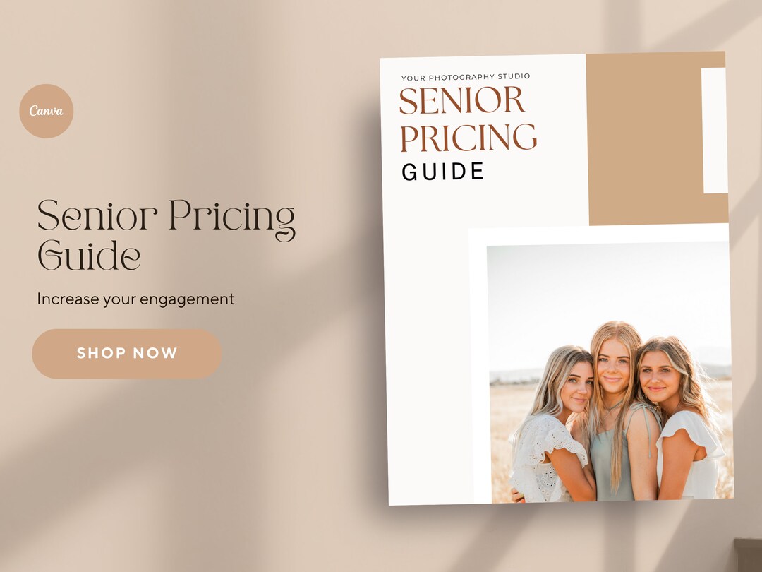 Boho Senior Photographer Pricing Guide Senior Magazine Boho - Etsy