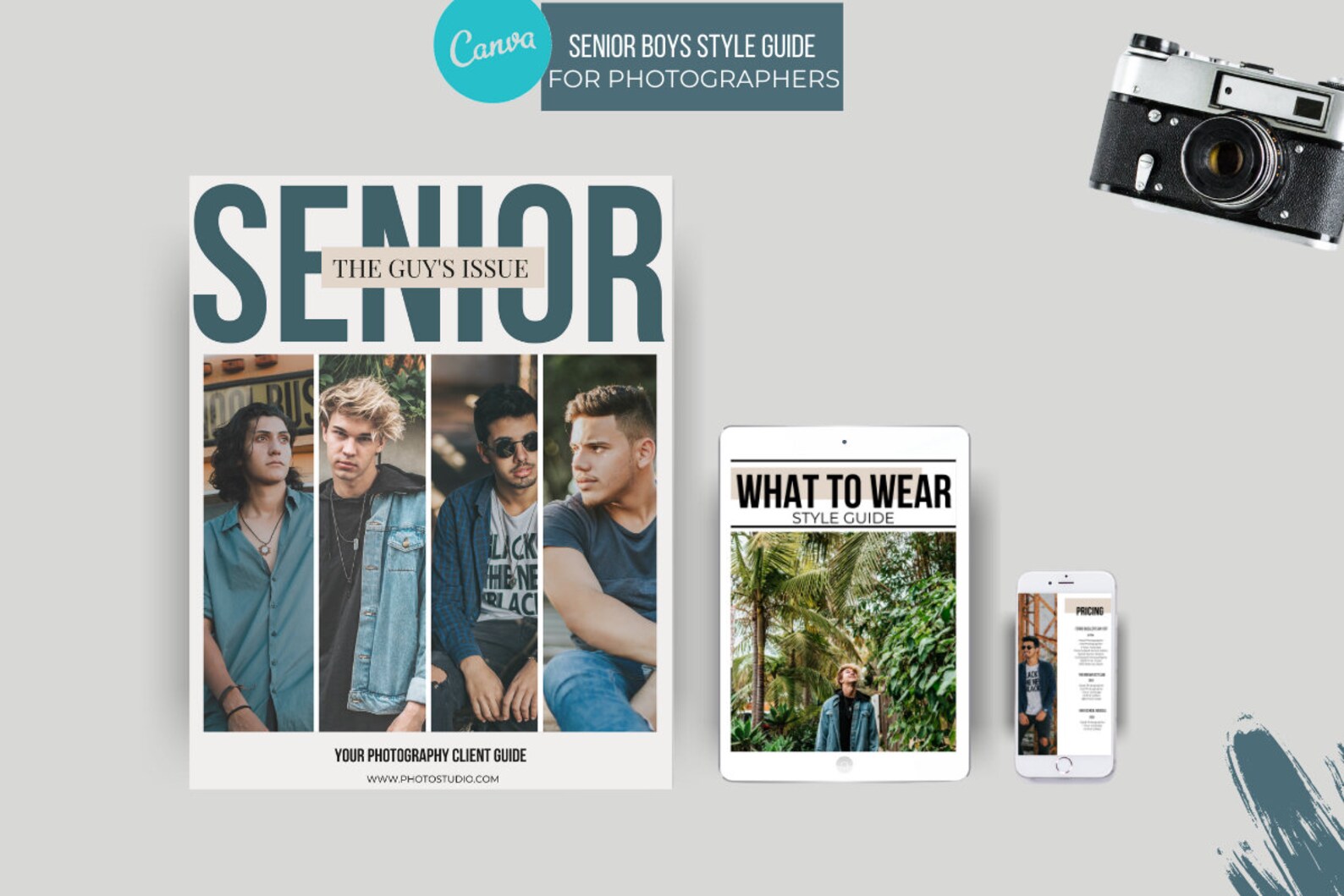 Senior Style Guide Photography Template, Senior Guide, Senior Magazine ...