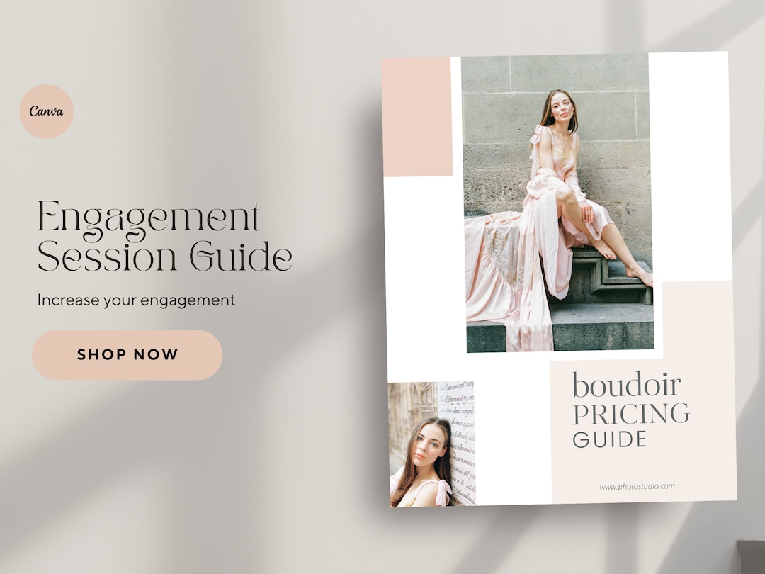 Boudoir Photography Session Guide, Boudoir Photographer, Welcome Packet ...