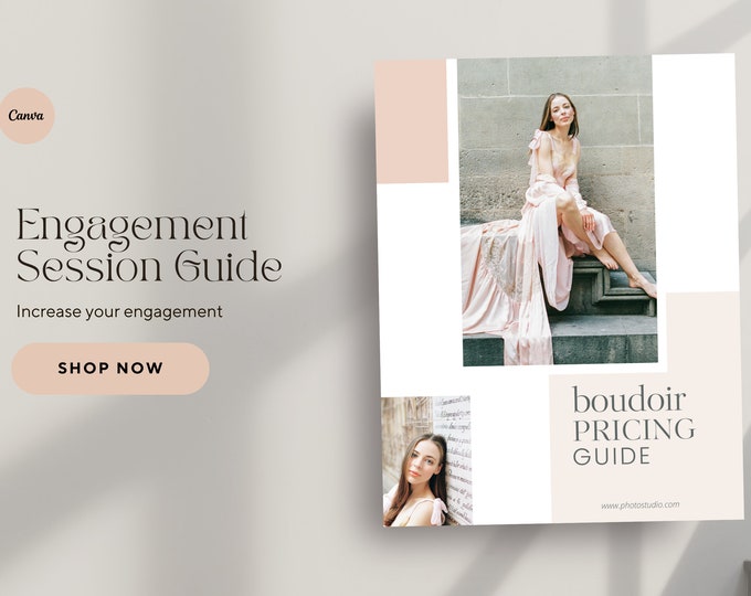 Boudoir Photography Session Guide, Boudoir Photographer, Welcome Packet ...