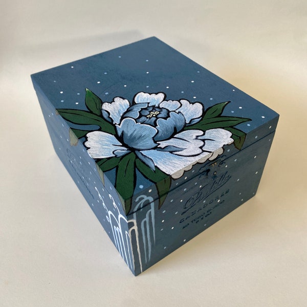 Painted Cigar Box - Etsy