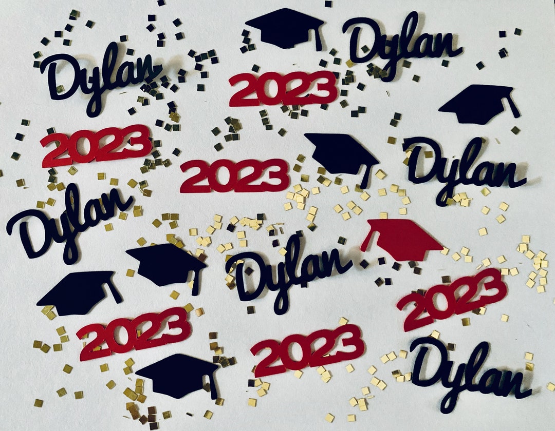 Personalized Graduation Confetti Class of 2023 - Etsy
