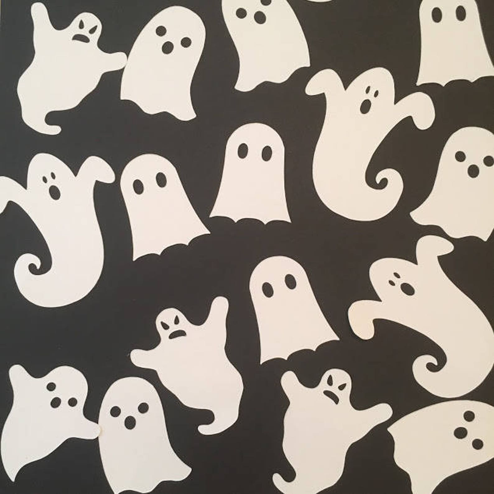 Ghost Halloween Confetti Diecuts - Etsy