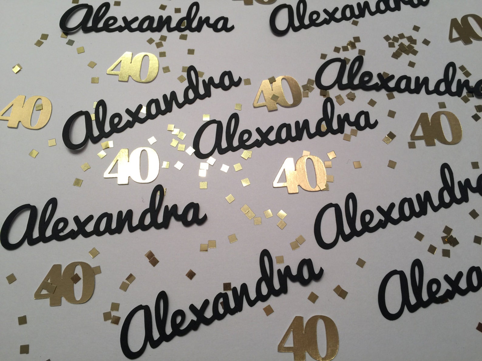 40th Birthday Party Personalized Confetti - Etsy