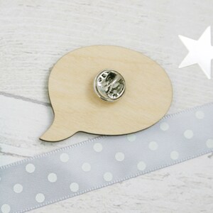 Hello Pin Badge - Spanish Word Badge - Statement Jewellery - Etsy