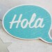 Hello Pin Badge Spanish Word Badge Statement Jewellery - Etsy