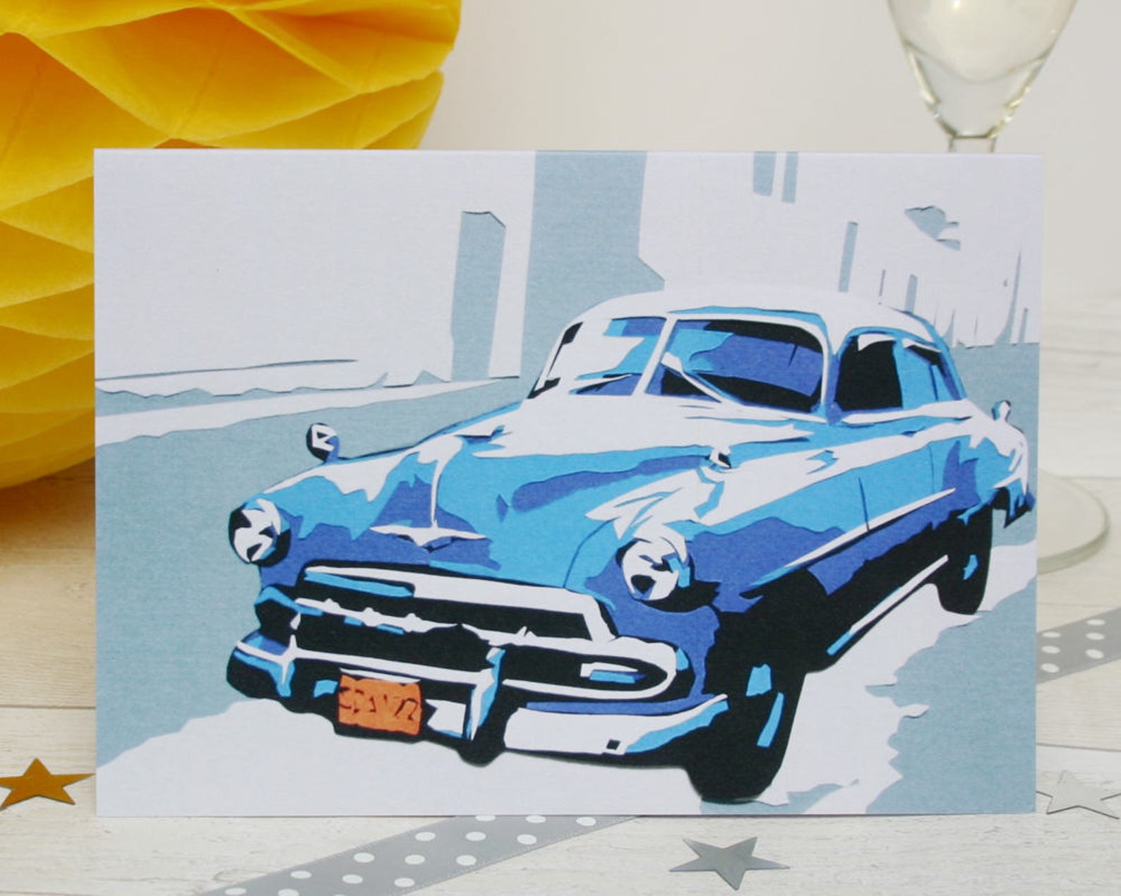 1950s Classic Chevrolet Card Retro American Car Card - Etsy