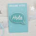 Hello Pin Badge Spanish Word Badge Statement Jewellery - Etsy
