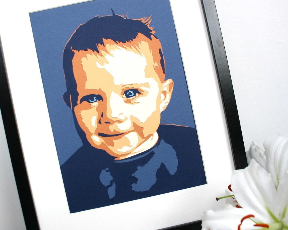 Personalised Papercut Portrait Custom Portrait Art From A | Etsy UK