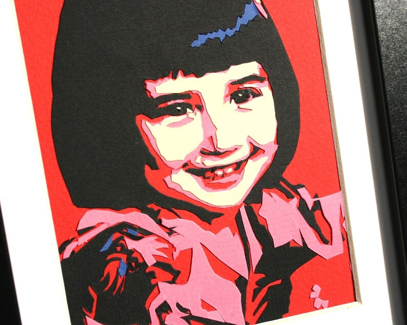 Personalised Papercut Portrait Custom Portrait Art From A Photo - Etsy