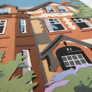 Custom House Papercut Portrait - Personalised Home Illustration - New ...