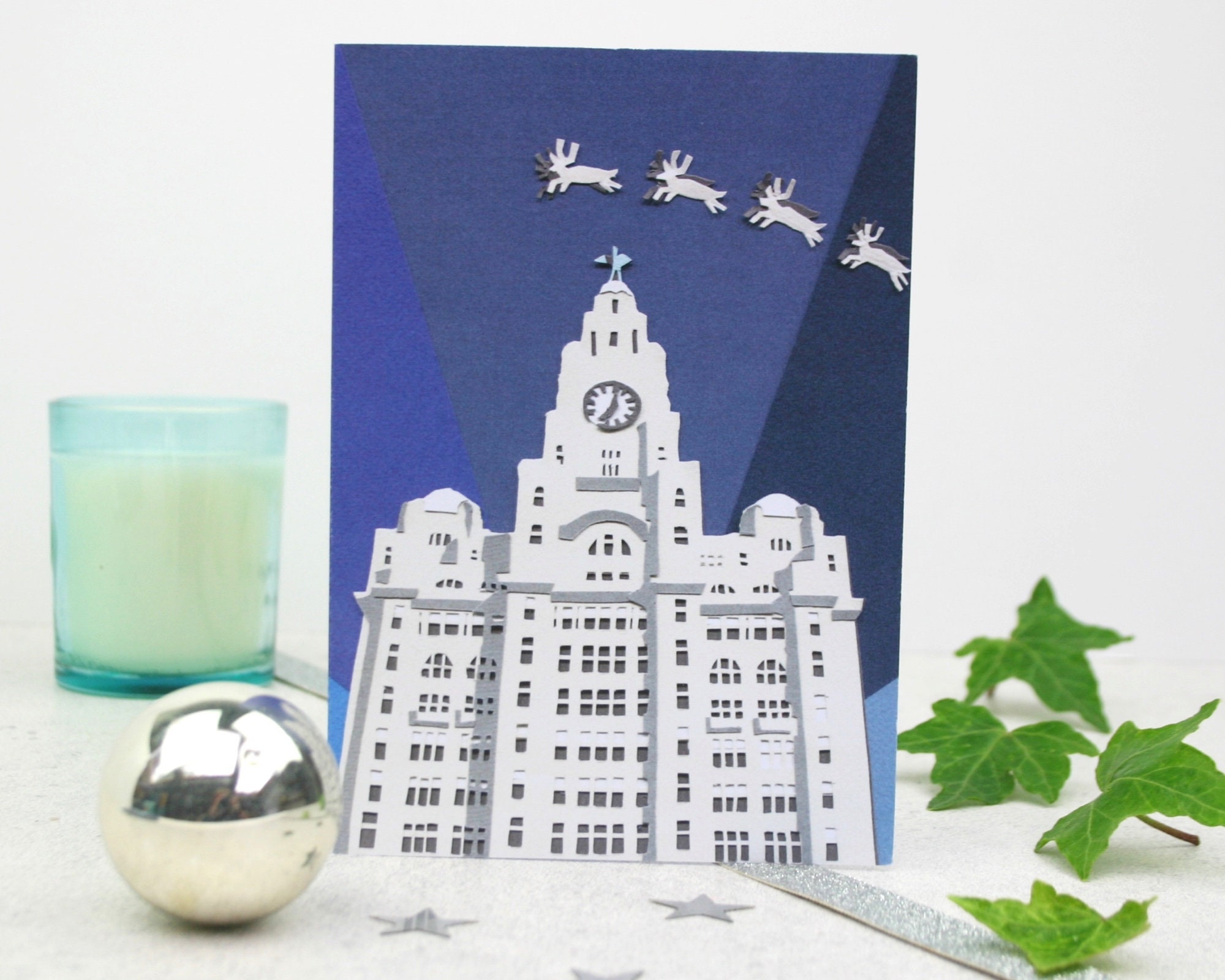 Liverpool and Wirral Christmas Card Set Merseyside Xmas - Etsy Ireland