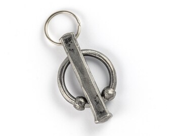 Forged Wrought Iron Keychain Hand Forged | Etsy