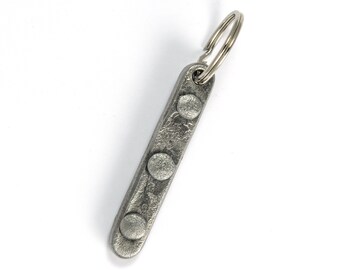 Forged wrought iron keychain hand forged gift | Etsy