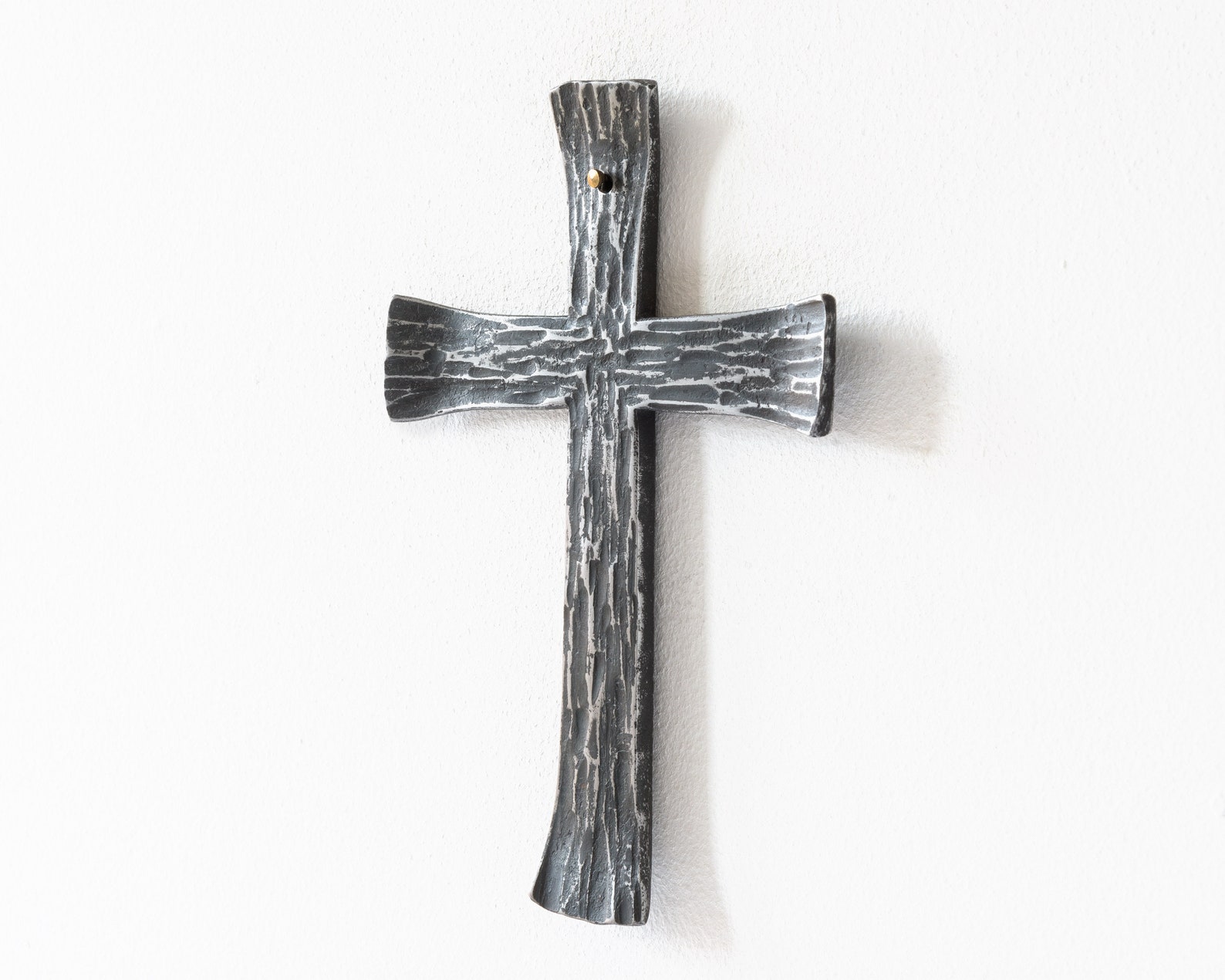 Iron Wall Cross, Christian Wall Cross, Hand Forged - Etsy