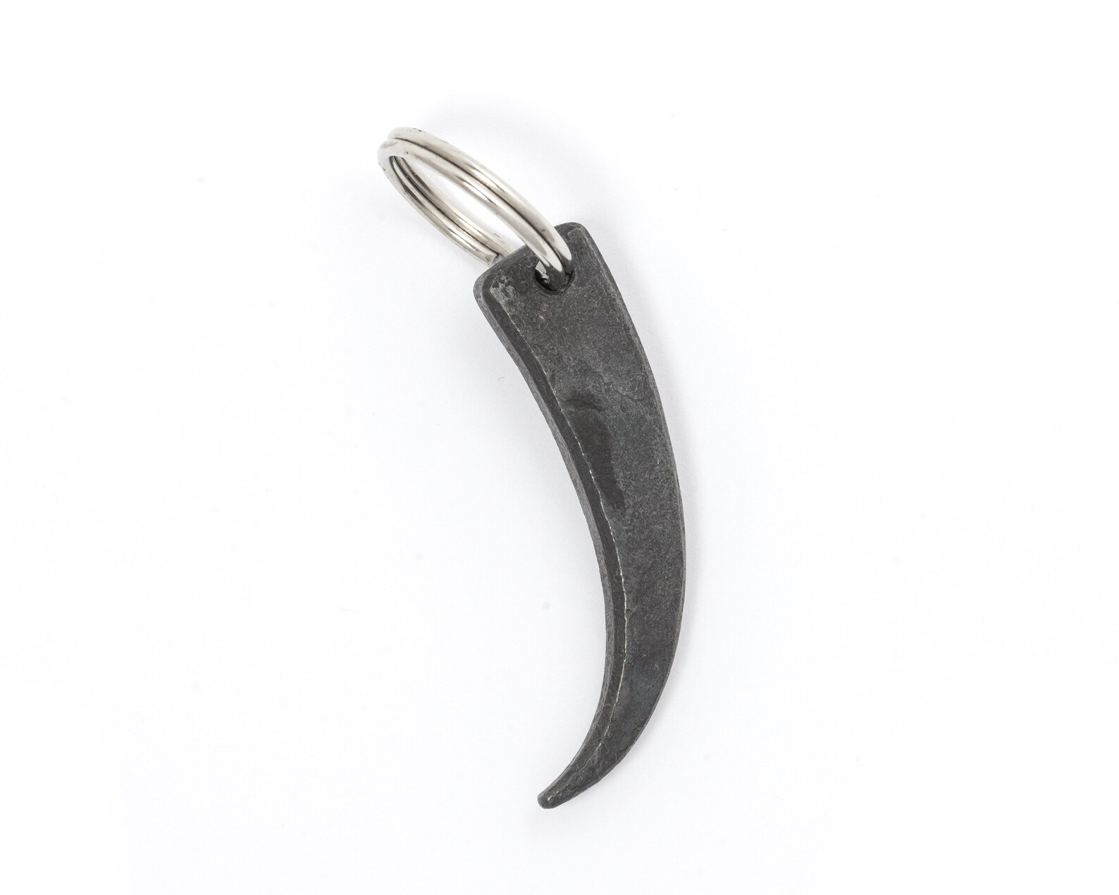 Mens keychain forged / Talon keychain for him / hand forged | Etsy