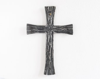 Iron Forged Cross - Etsy